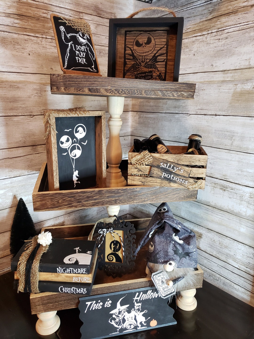 Jack Skeleton Tier Tray, Jack Skeleton Decor, Nightmare Before ...