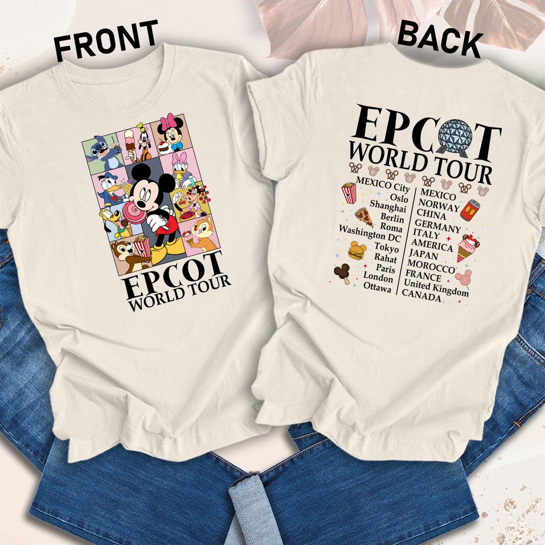 Mickey Epcot Shirt, Disney Epcot Shirt, Disney Epcot World Tour Shirt ...
