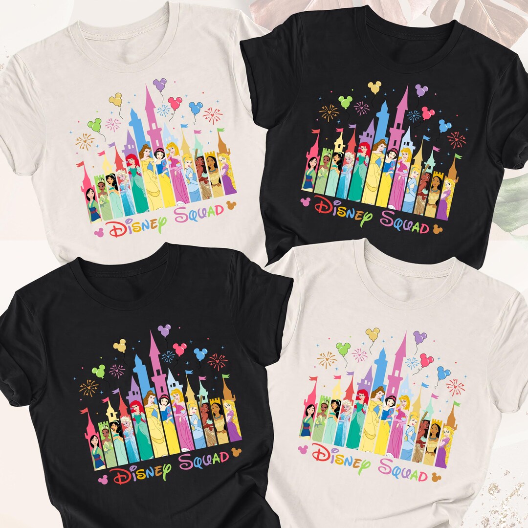 Princess Squad Shirt, Disney Squad Shirt, Disney Girls Trip Shirt ...
