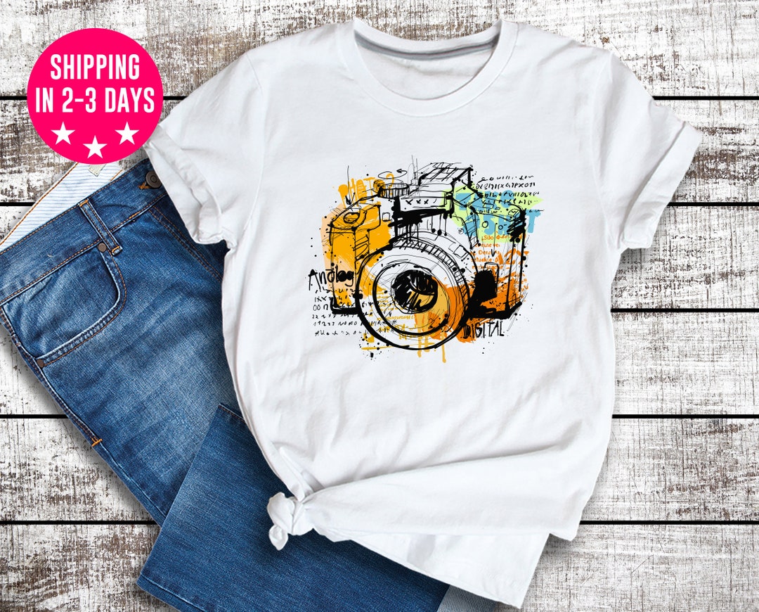 Photography T-shirt, Photographer Shirt, Photography Gift, Camera T ...