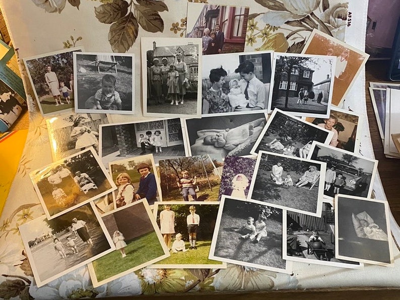 Vintage Collection/bundle of 1950s/60s Black and White Some - Etsy