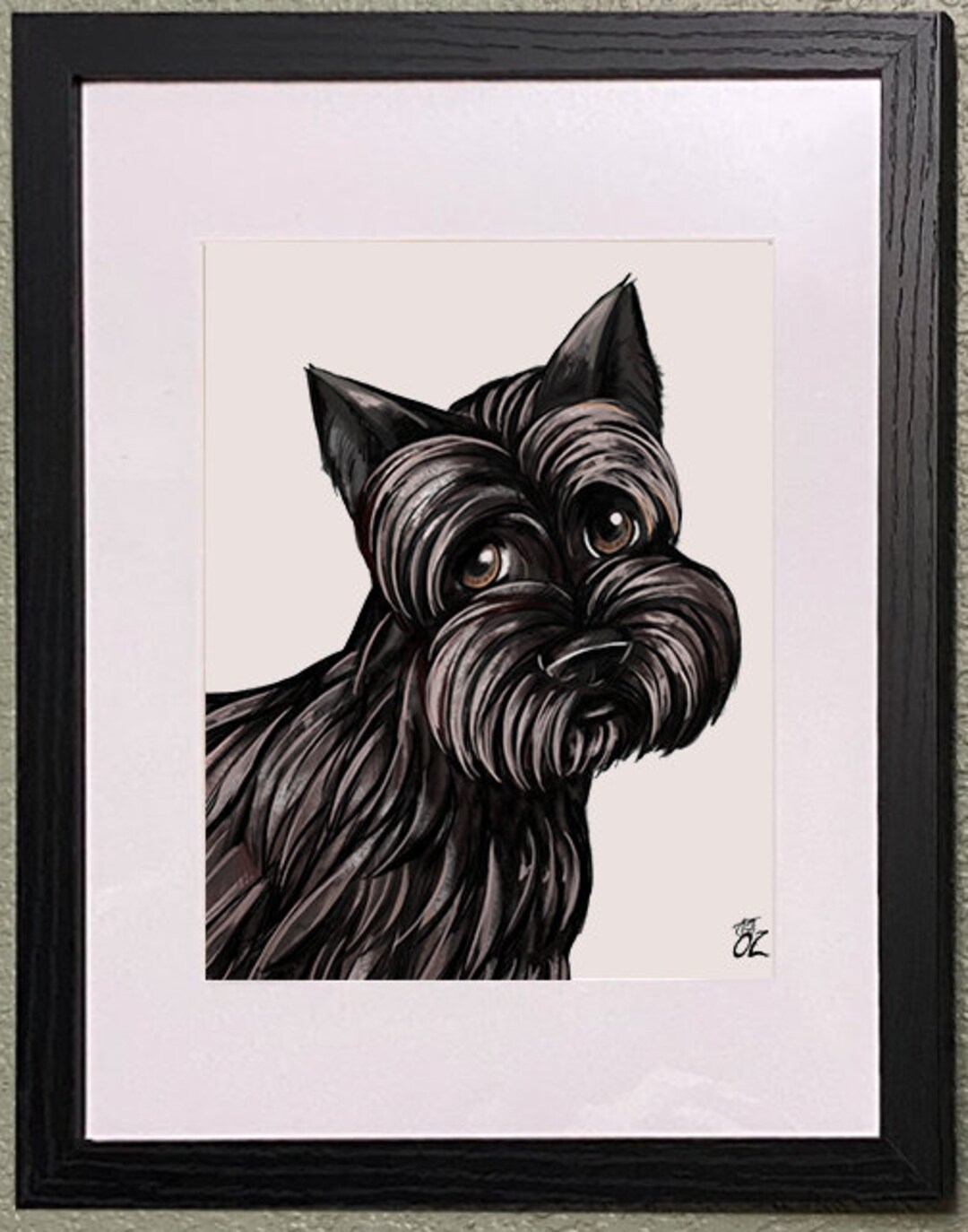 Wizard of Oz Framed Print With Toto - Etsy
