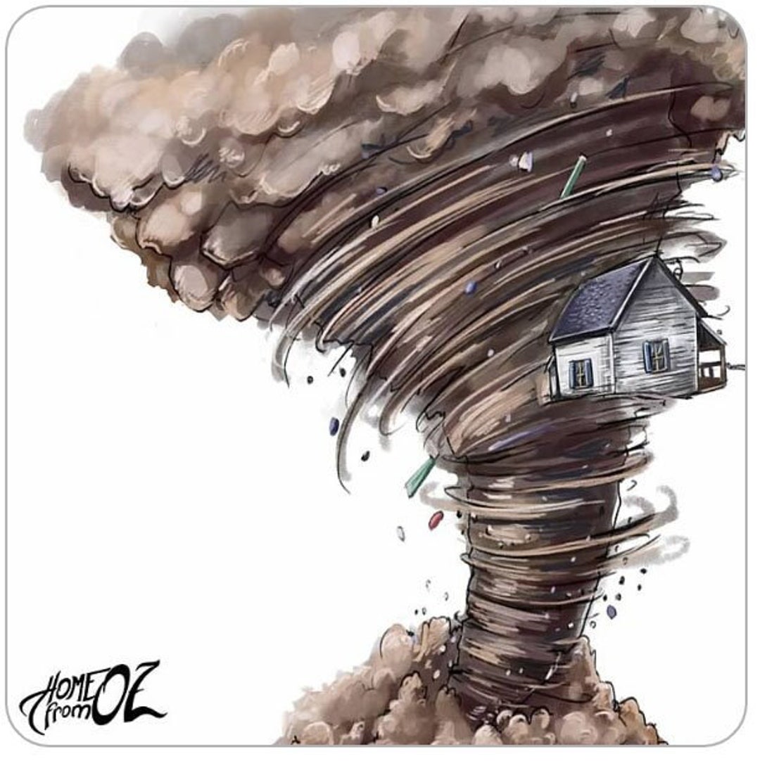 Wizard of Oz Tornado Magnet - Etsy