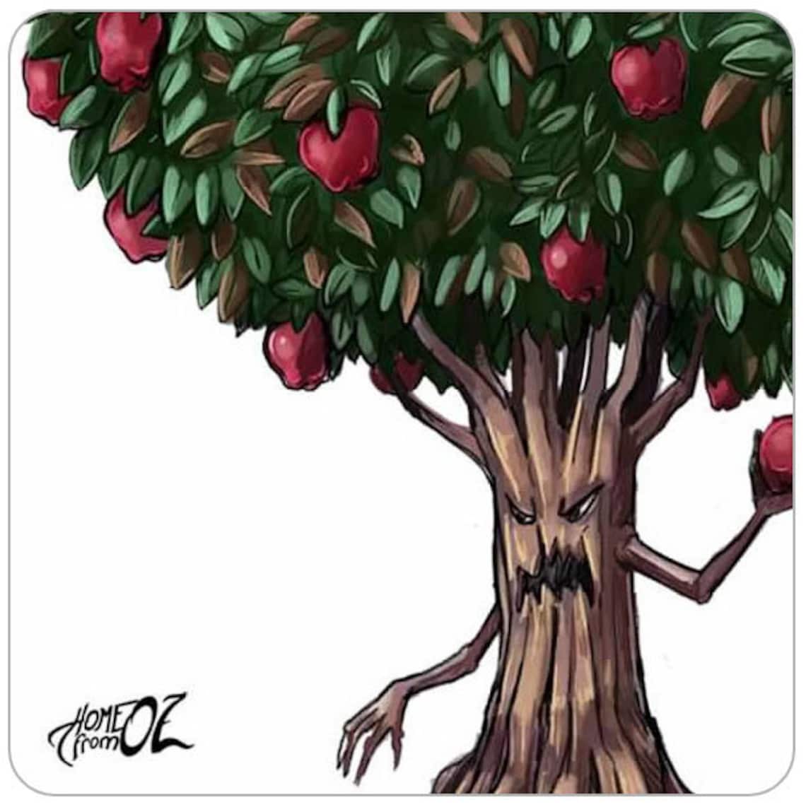 Wizard of Oz Fighting Tree Magnet - Etsy