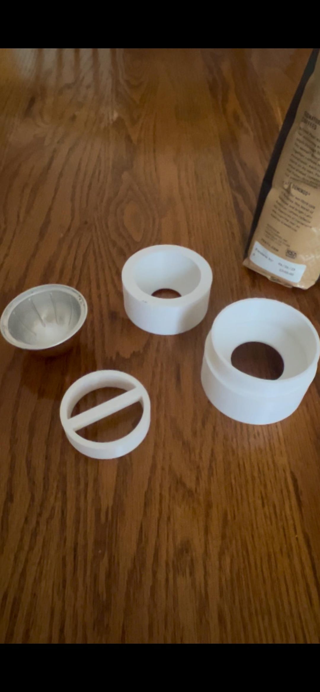 Nespresso Pod Making Kit - 4 Piece 3D Printed Set With 20 Foil Covers ...