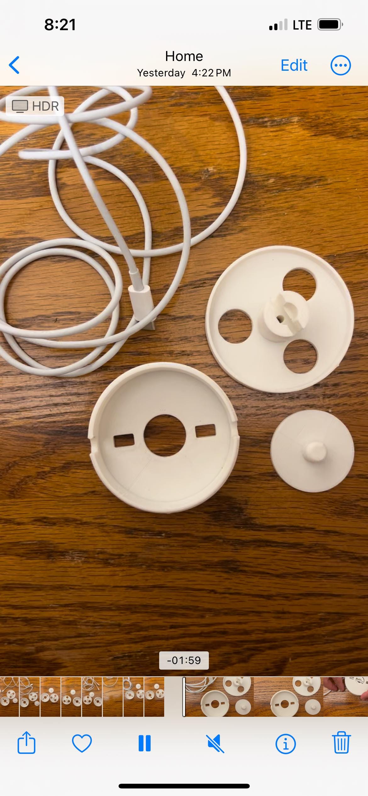 ORXON, Cord Winder, Wires Management, 3D Printed, Office and Desk ...