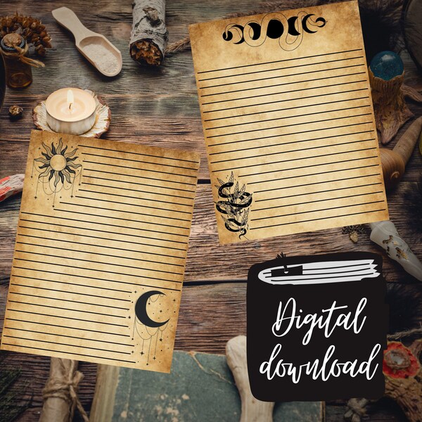 Witch Printable Pages - Etsy