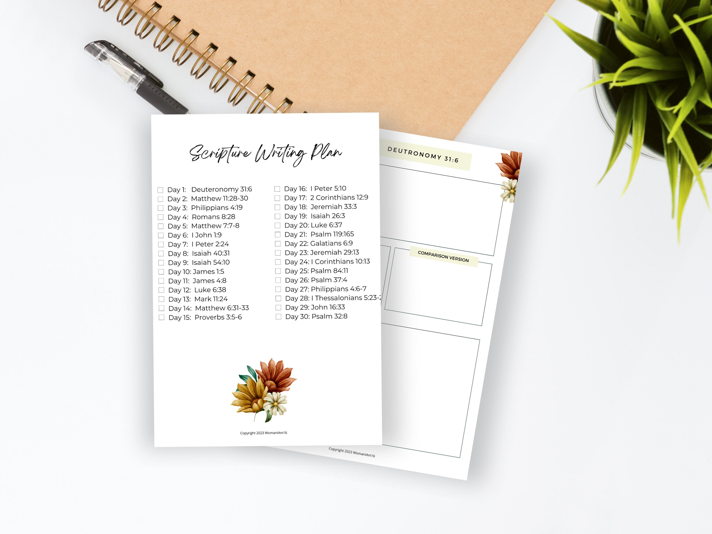 Promises of God 30 Day Scripture Writing Journal, Scripture Writing ...