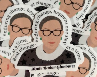 Ruth Bader Ginsburg Sticker - Etsy