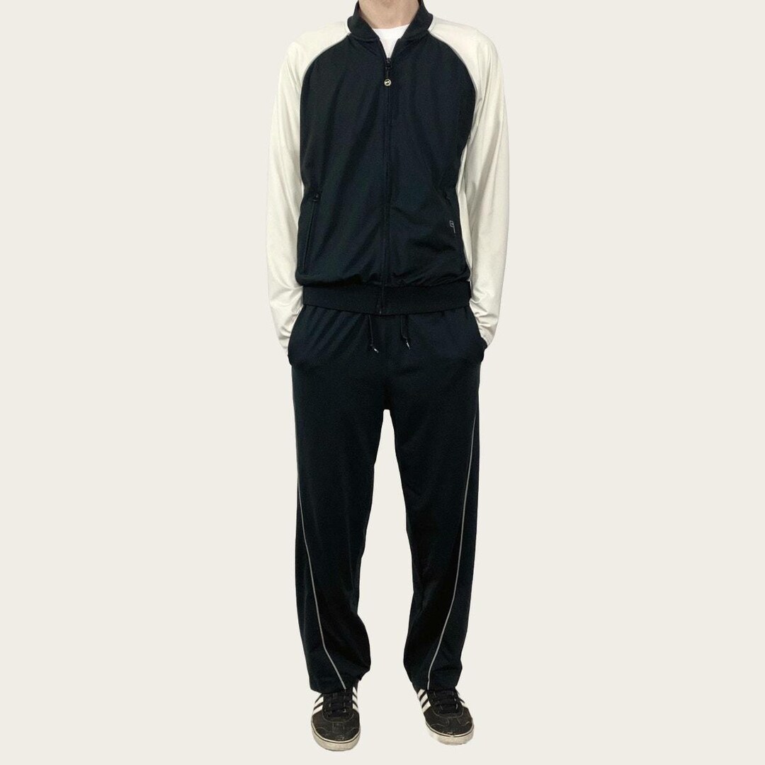 Vintage Y2K UFC Black & Cream Tracksuit Sz Large - Etsy