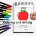 Fruit Name Tracing Worksheet for Kids | Fun and Educational Fruit ...