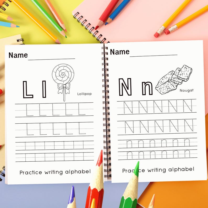 Printable Alphabet Practice Worksheet - Letter A-Z | Tracing Sheet for ...
