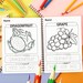 Fruit Name Tracing Worksheet for Kids | Fun and Educational Fruit ...