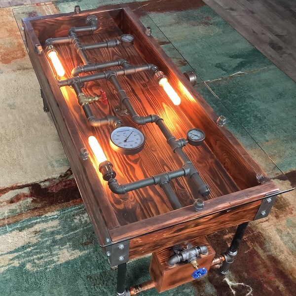 Steampunk Table - Etsy