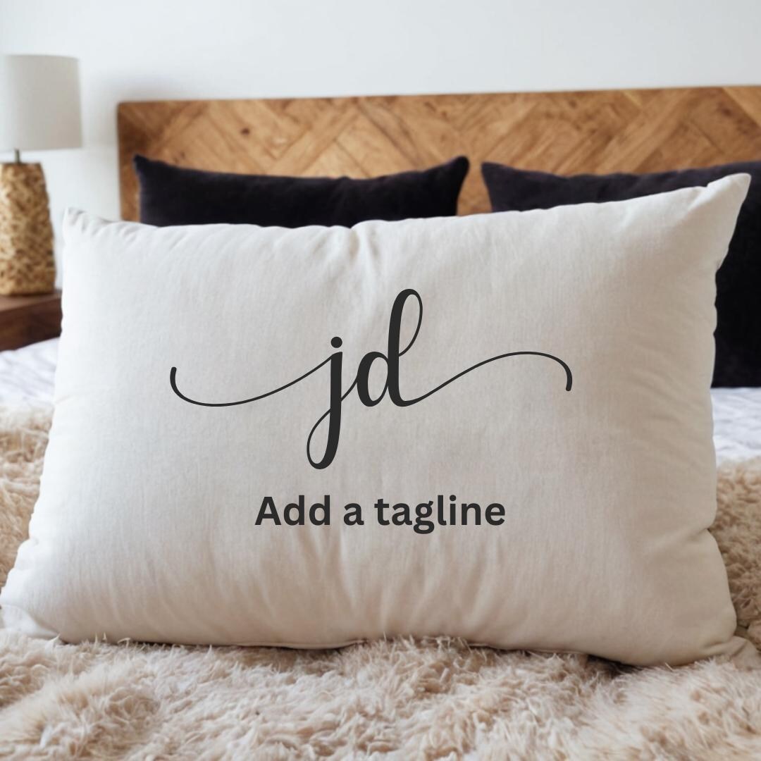 Personalized Logo Throw Pillow , Company Logo Pillow, Custom Logo ...