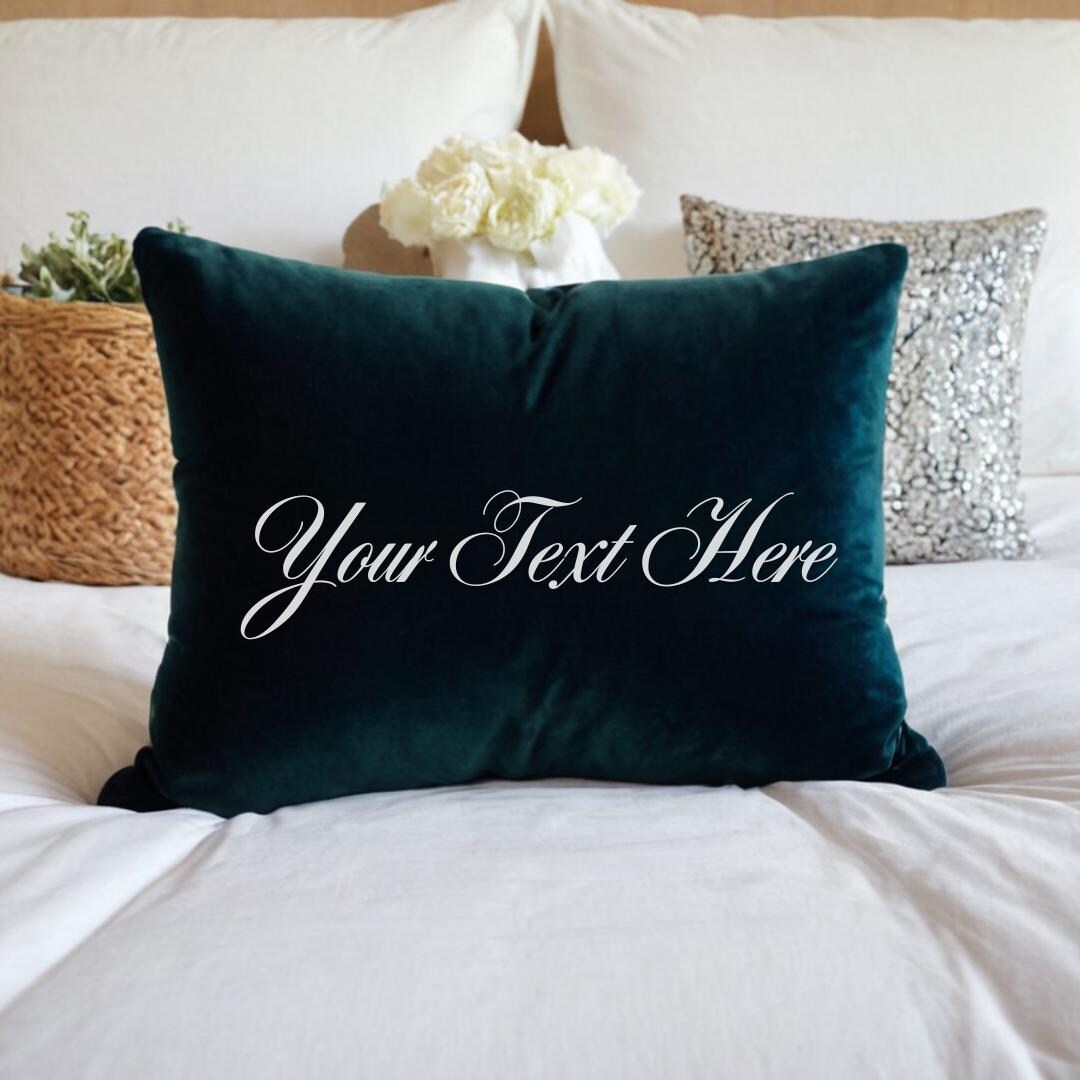 Personalized Logo Throw Pillow , Company Logo Pillow, Custom Logo ...