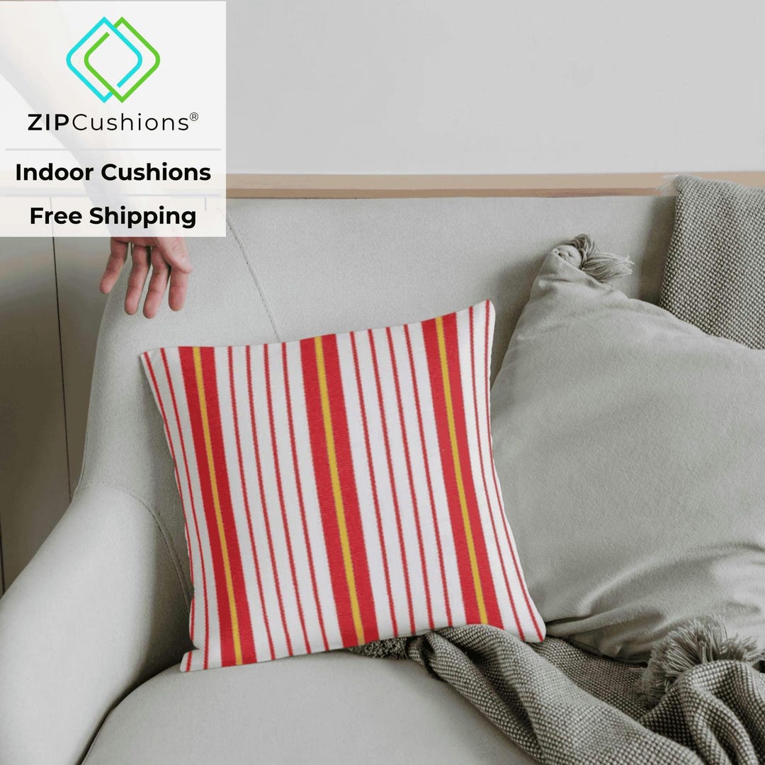 Stylish Throw Pillows Floral and Bold Patterns Removable Covers, Fiber ...