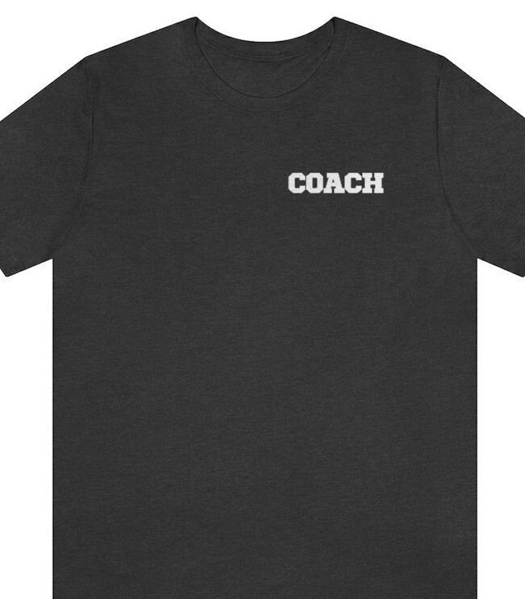 COACH Front-back Tee Shirt, All Sports Athletic Coaching Ts, Baseball ...