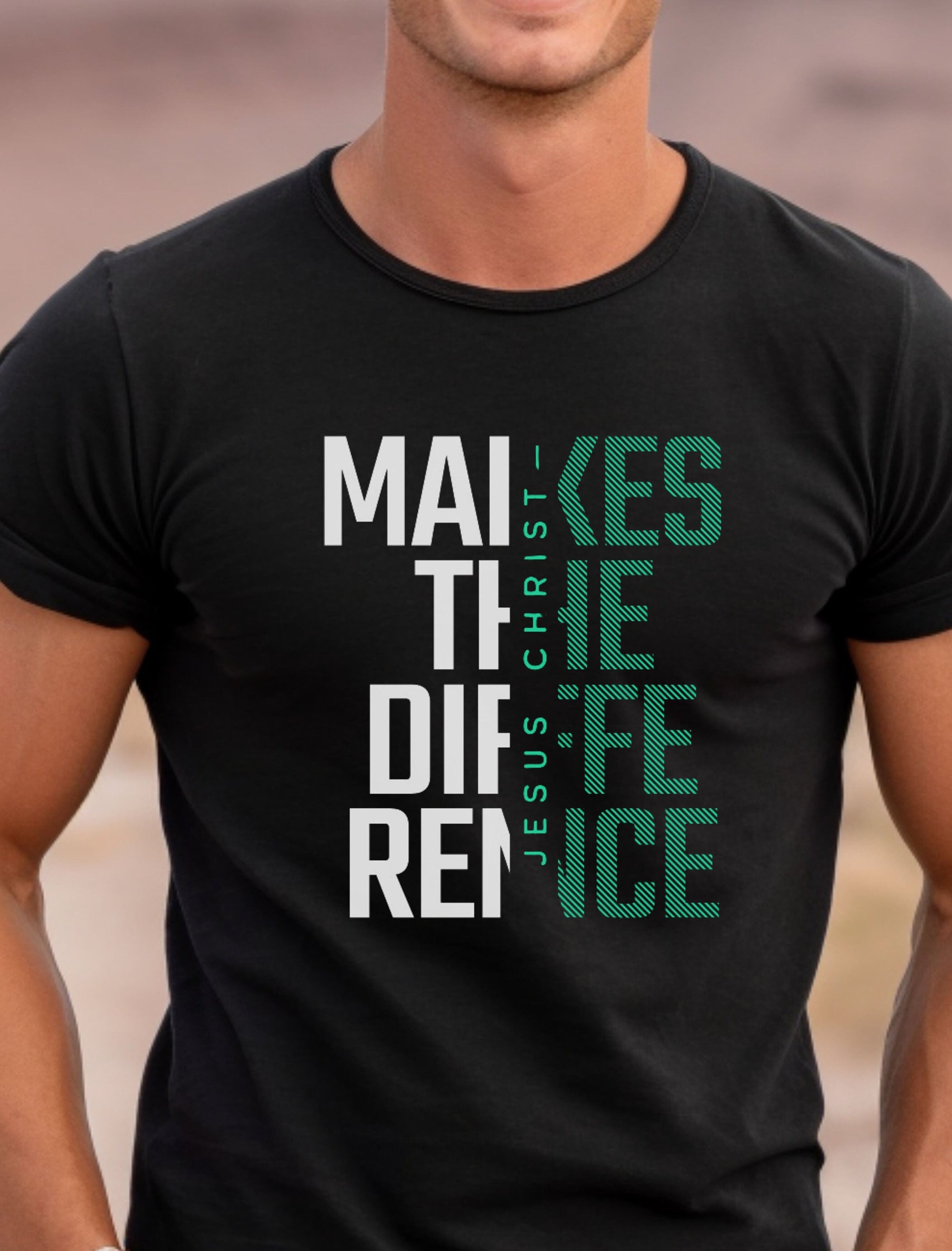 Jesus Christ Makes the Difference Ts, Prayer Tee, Unisex Tee Shirt ...