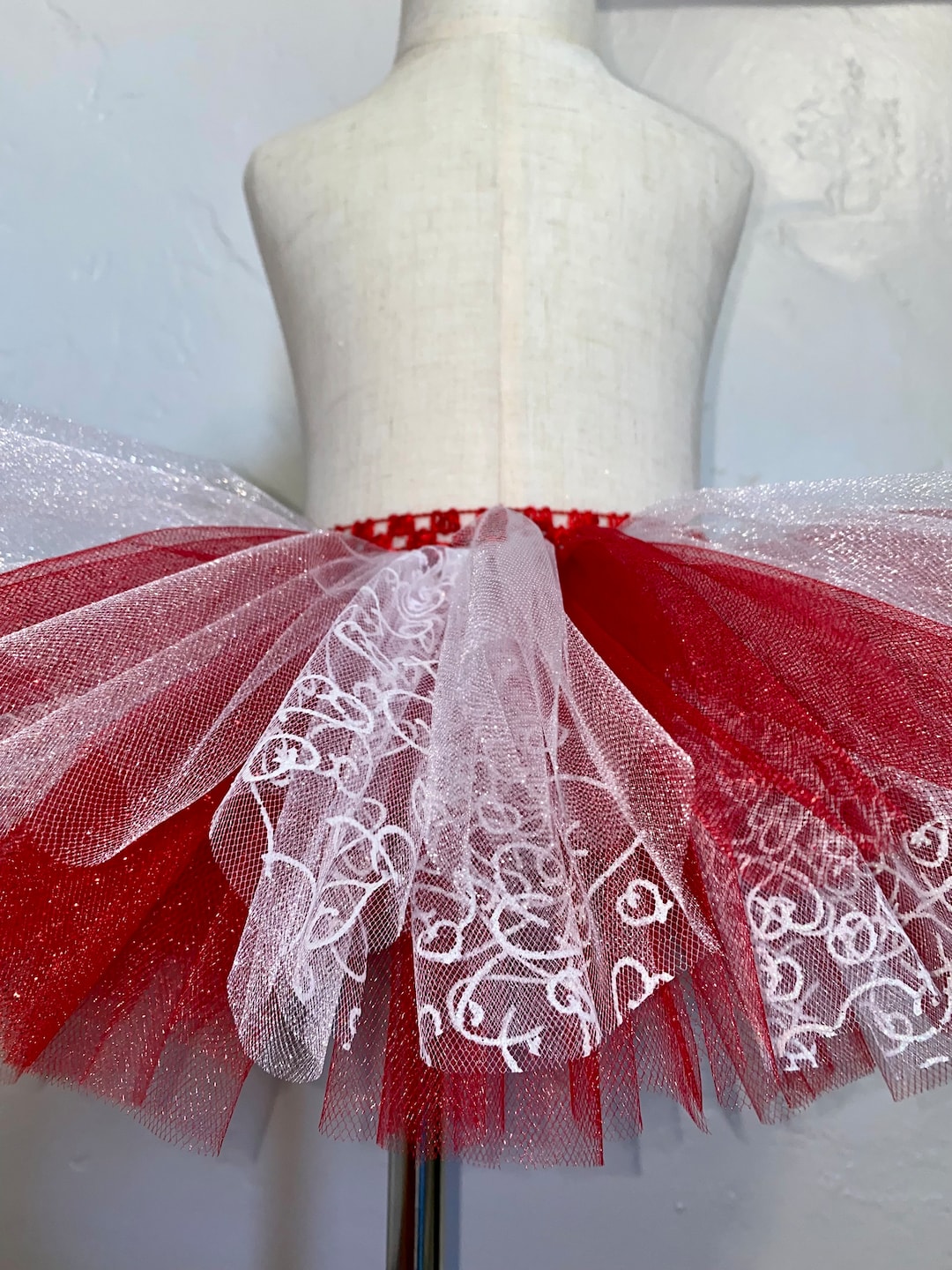 Valentine's Tutu, No Sew Tutu, Heart Tutu, Toddler Tutu, Infant Tutu ...