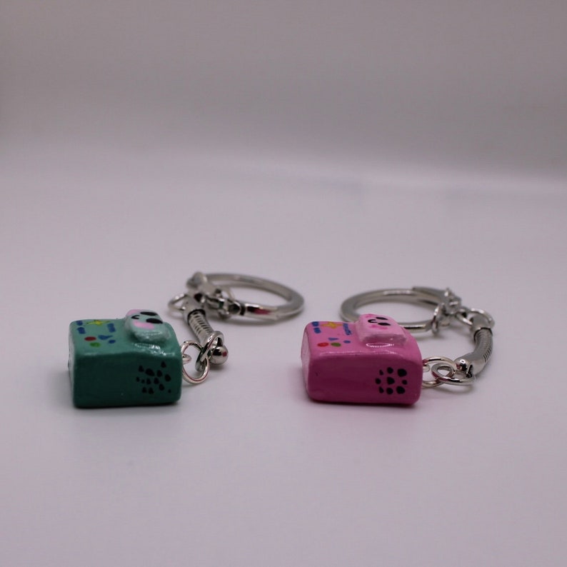 Couples Matching BMO Key Chain 2 PC Hand Made Polymer Clay Resin ...