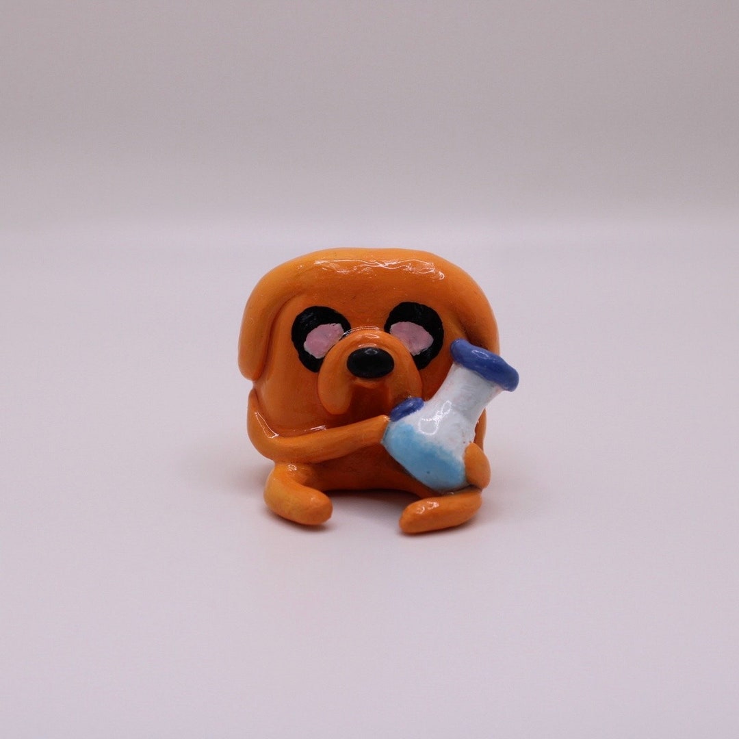Jake the Dog Trinket Clay Adventure Time Inspired Trinket Hand Made ...