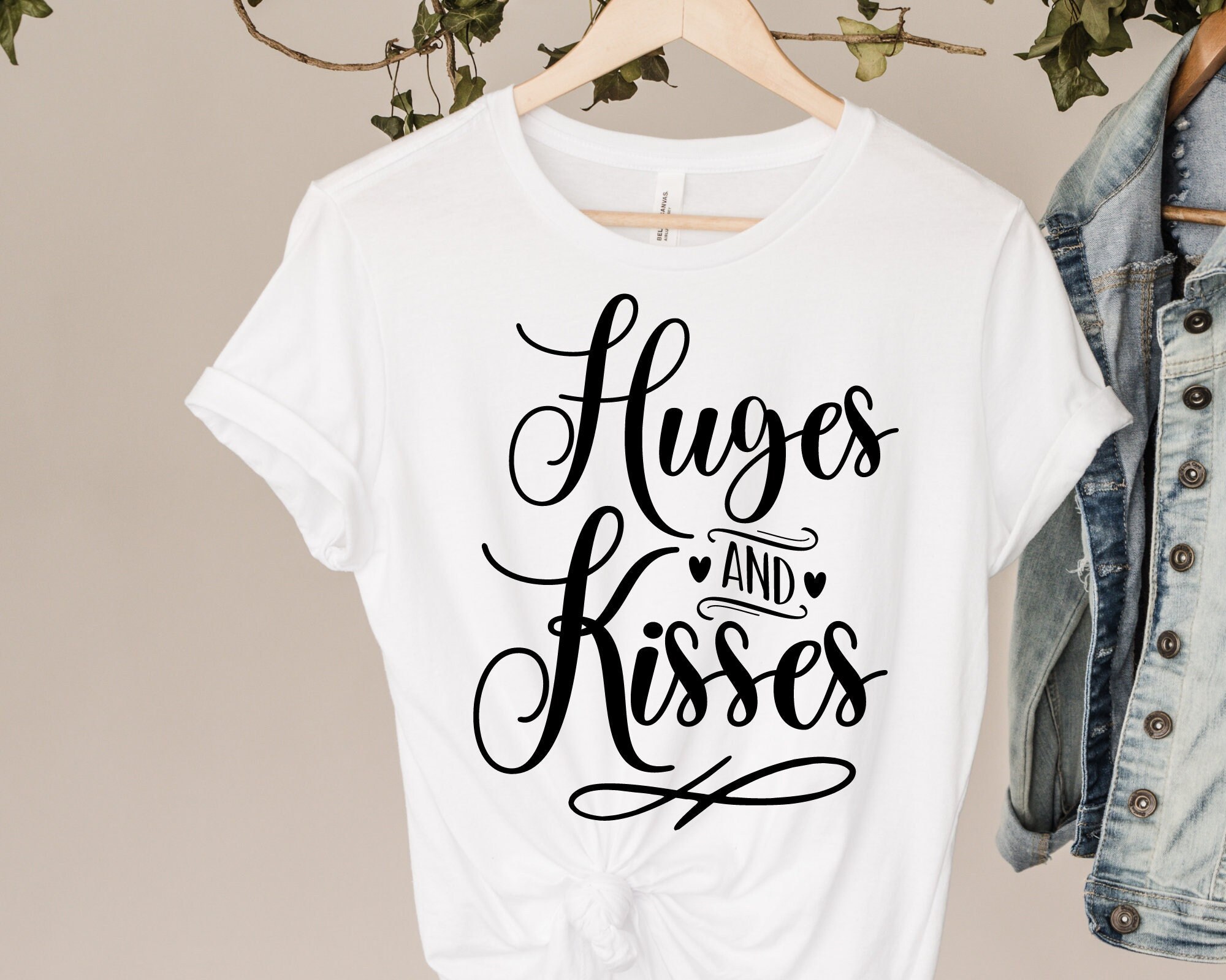 Abrazos y besos SVG SAN VALENTÍN SVG Valentine T shirt SVG - Etsy México