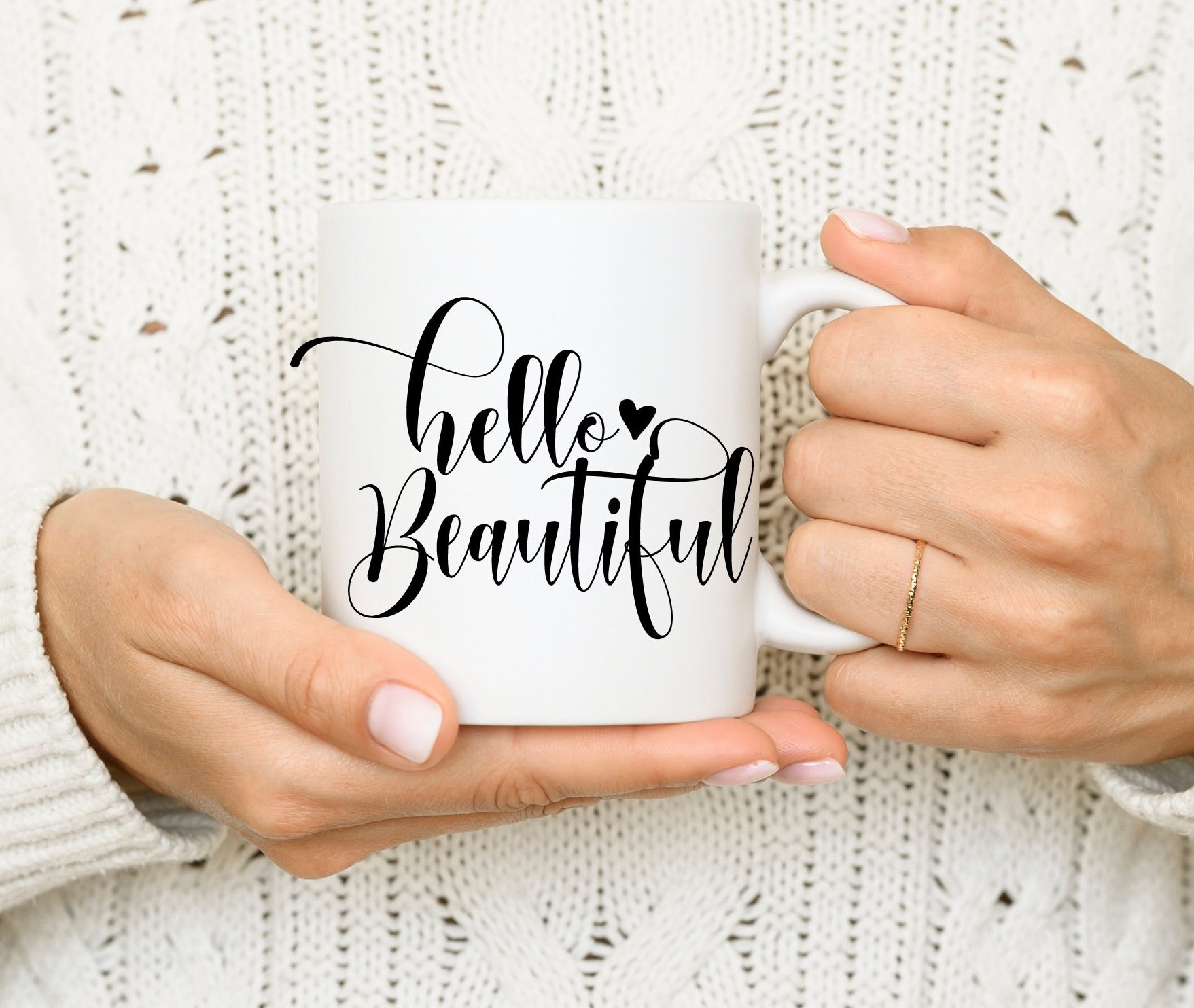 Hola hermoso SVG Archivo digital Silueta Cricut Archivo - Etsy España