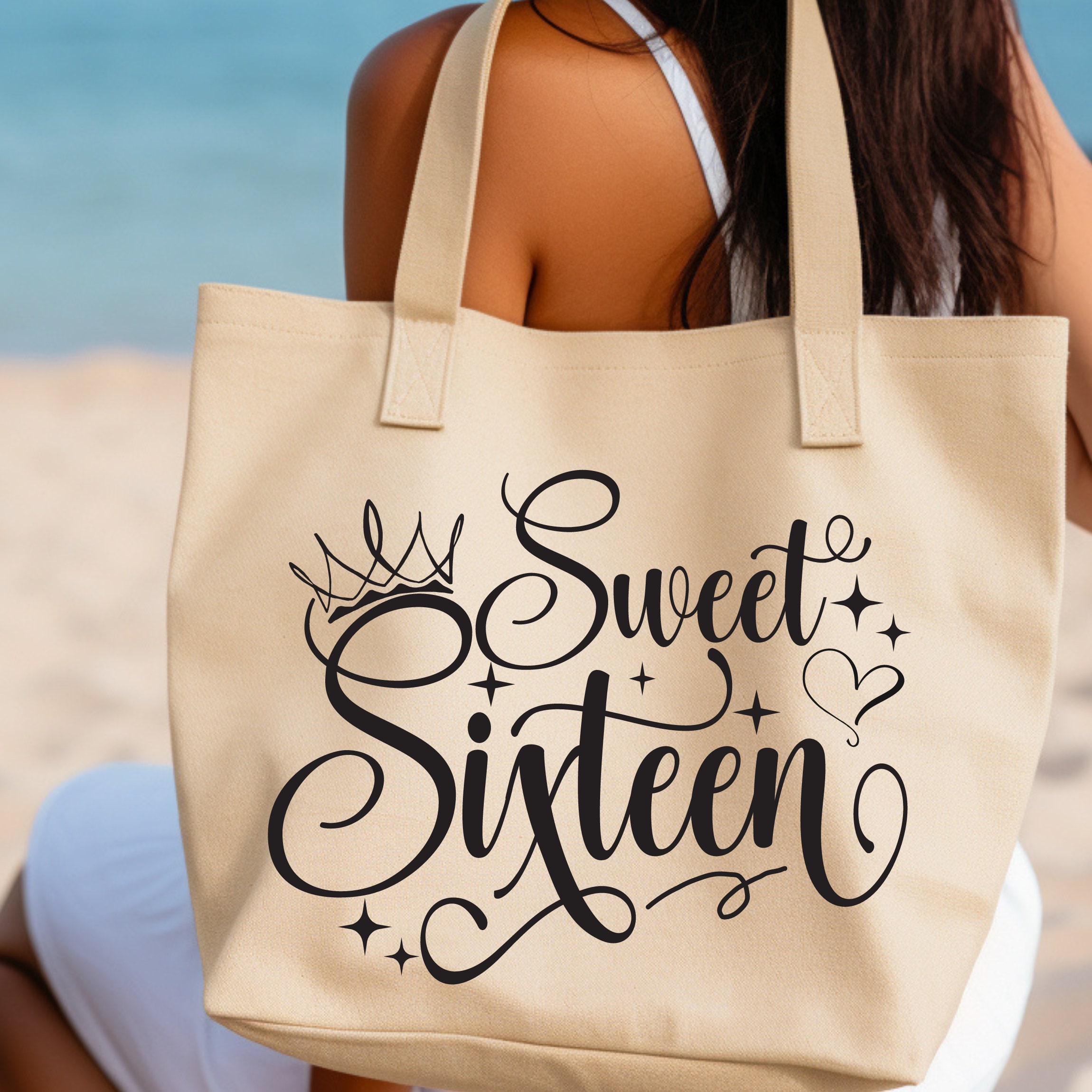Sweet Sixteen SVG: 16th Birthday Gifts, Cricut File (digital Download ...
