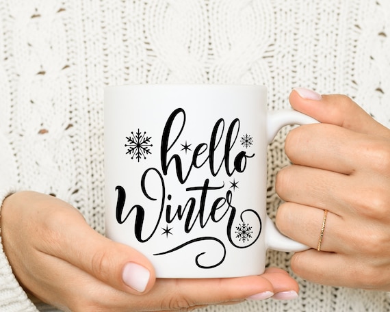 Hello Winter SVG Winter Sign Holiday Sign Farmhouse SVG - Etsy