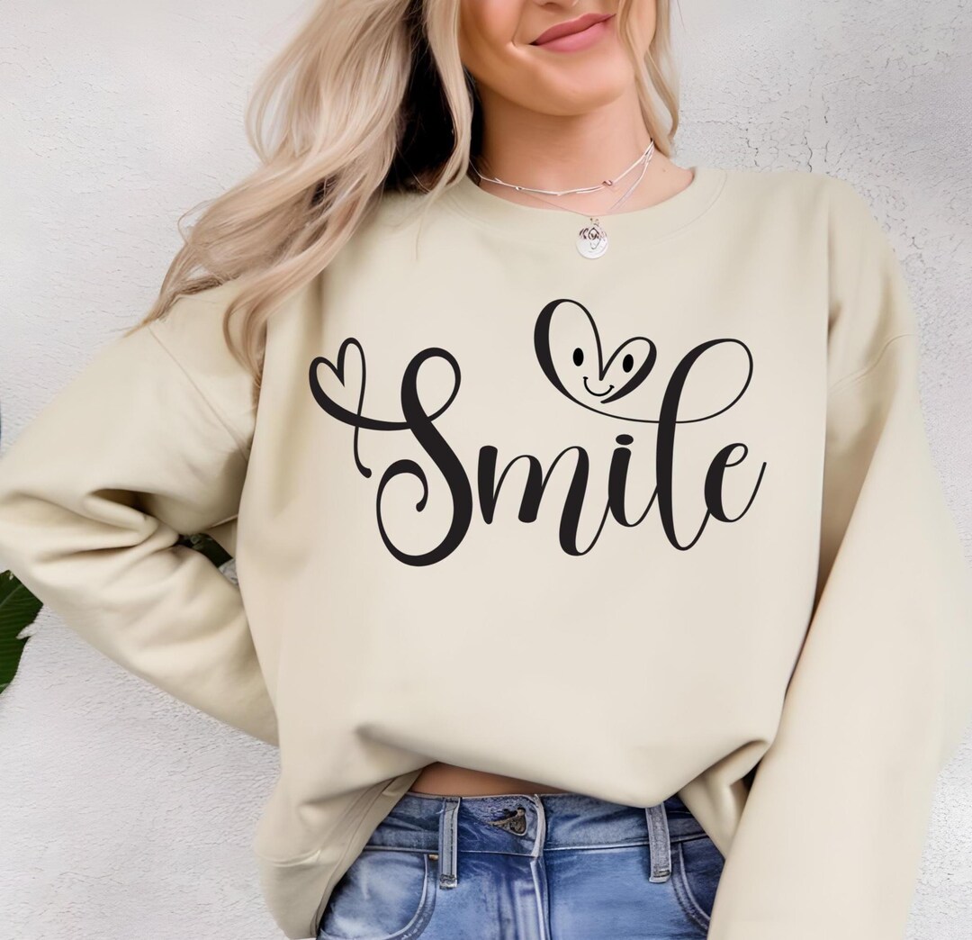 Smile Svg, Happy Face, Inspirational Cricut File (digital Download) - Etsy