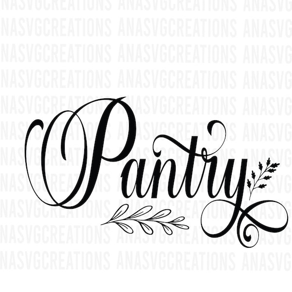 Pantry Svg - Etsy