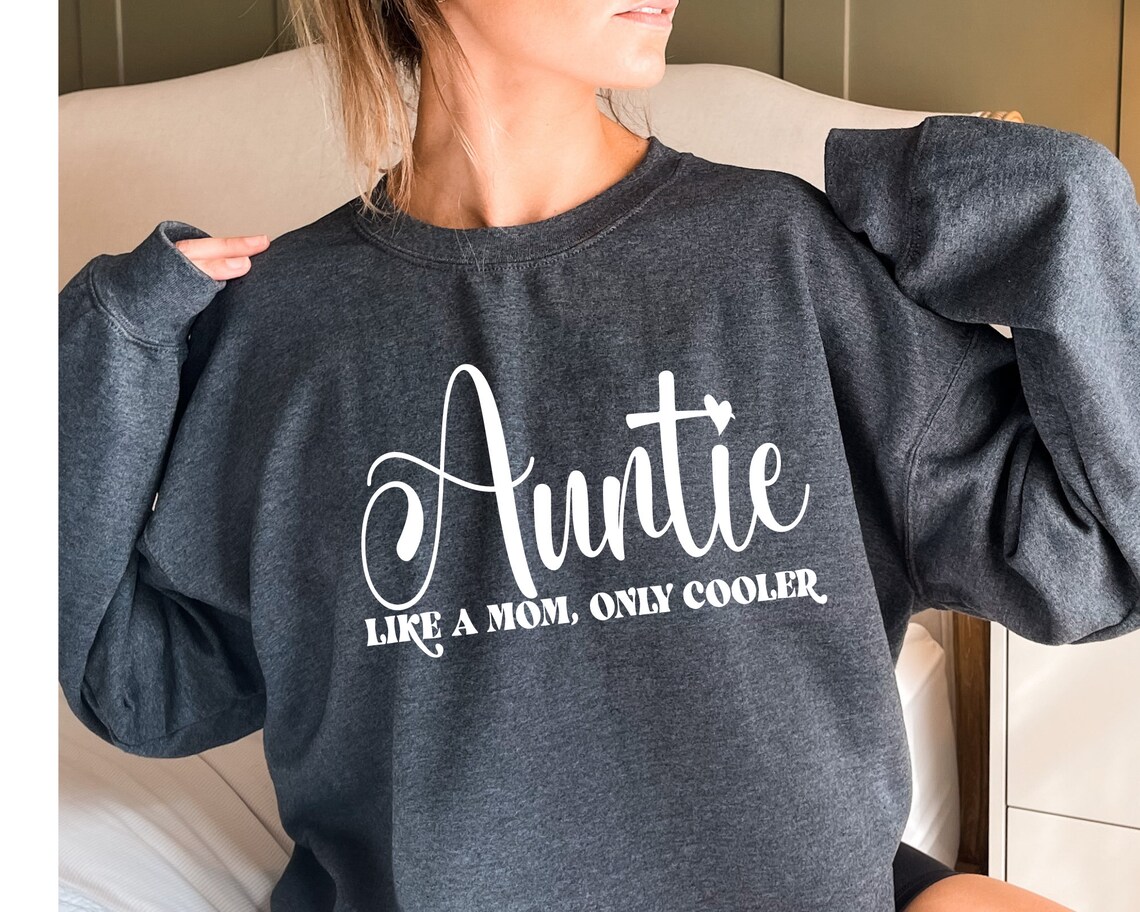 Auntie Like Mom Only Cooler Svg/ Aunt Svg/ Auntie Shirt/ | Etsy