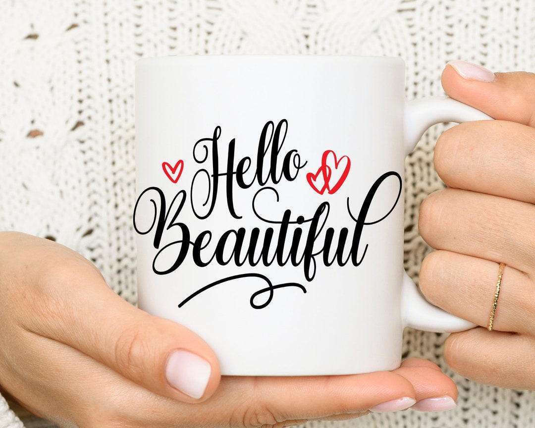 Hello Beautiful SVG, Digital File, Silhouette , Cricut, SVG File - Etsy