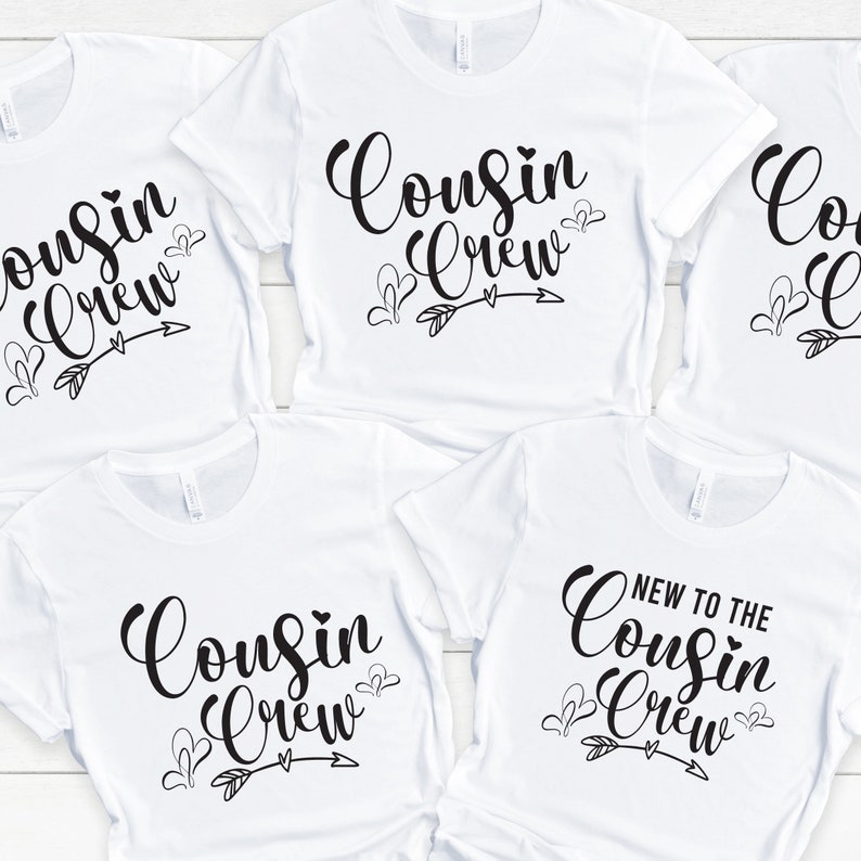 Cousin Crew SVG Bundle, Family Designs (digital Download) - Etsy