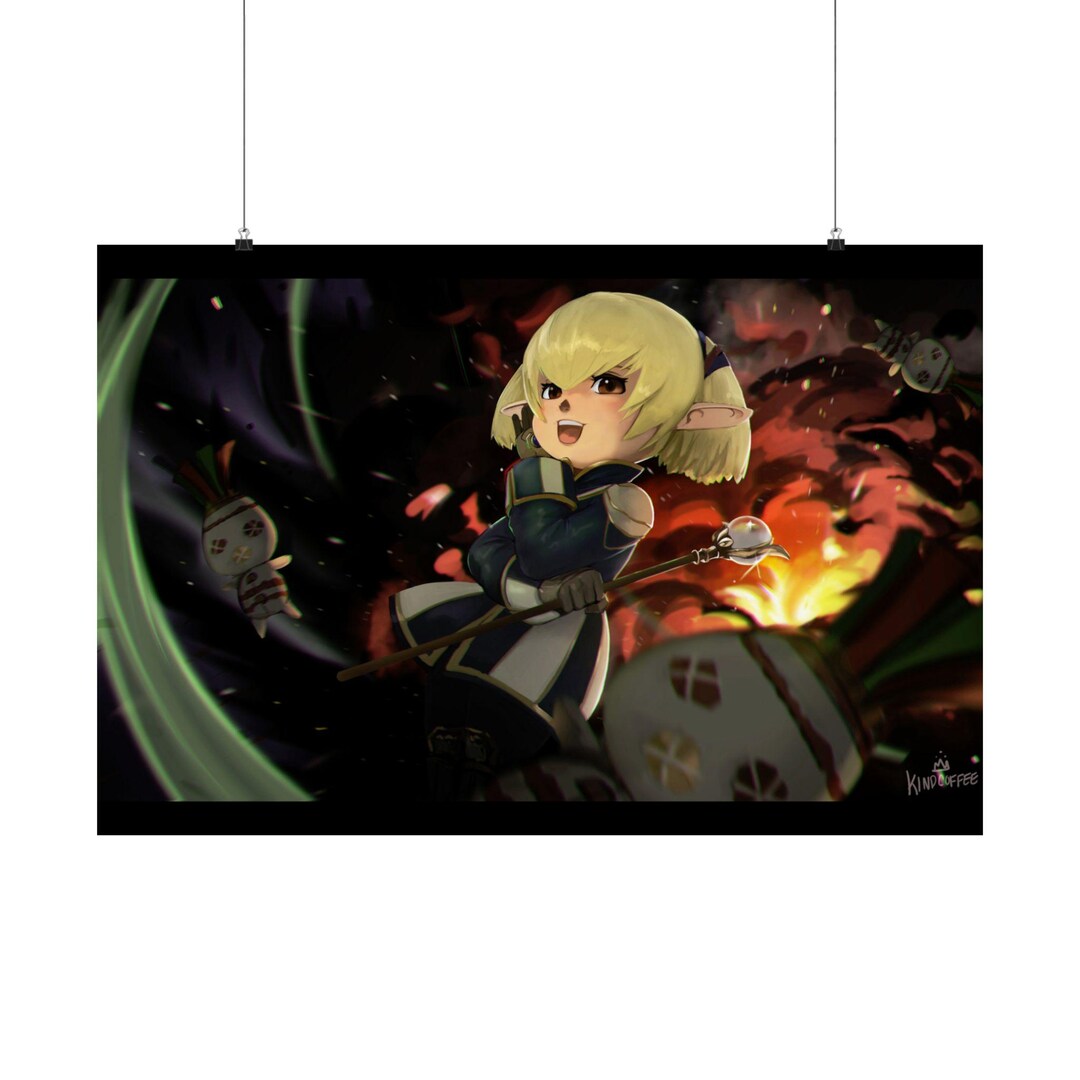 Shantotto FF11 Fanart Poster - Etsy