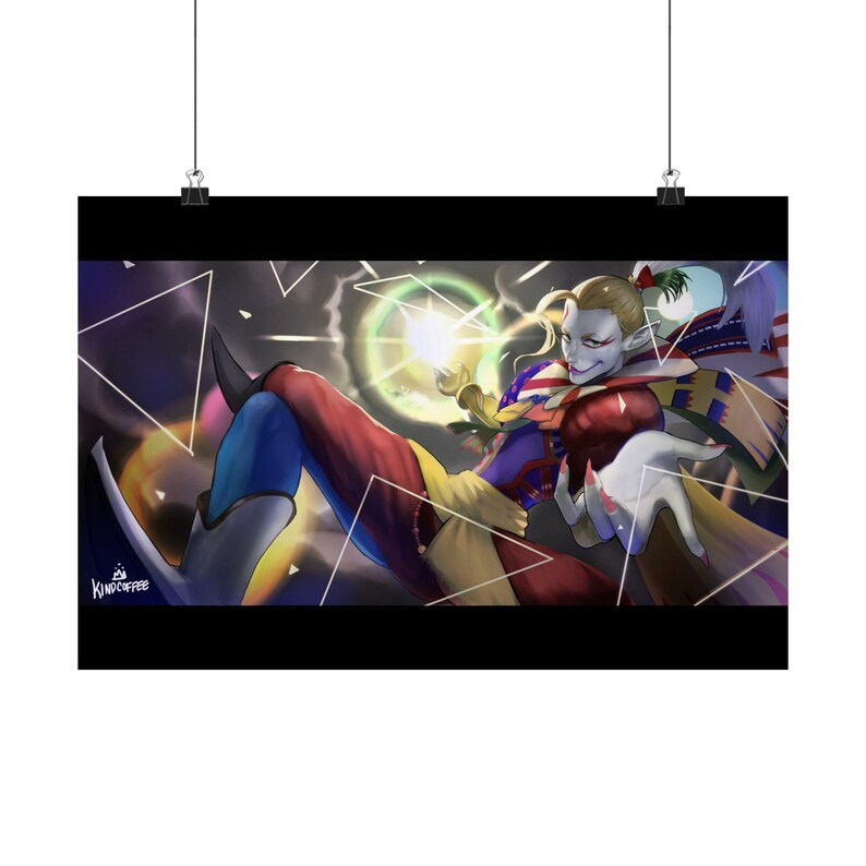 Kefka FF6 Fanart Poster - Etsy