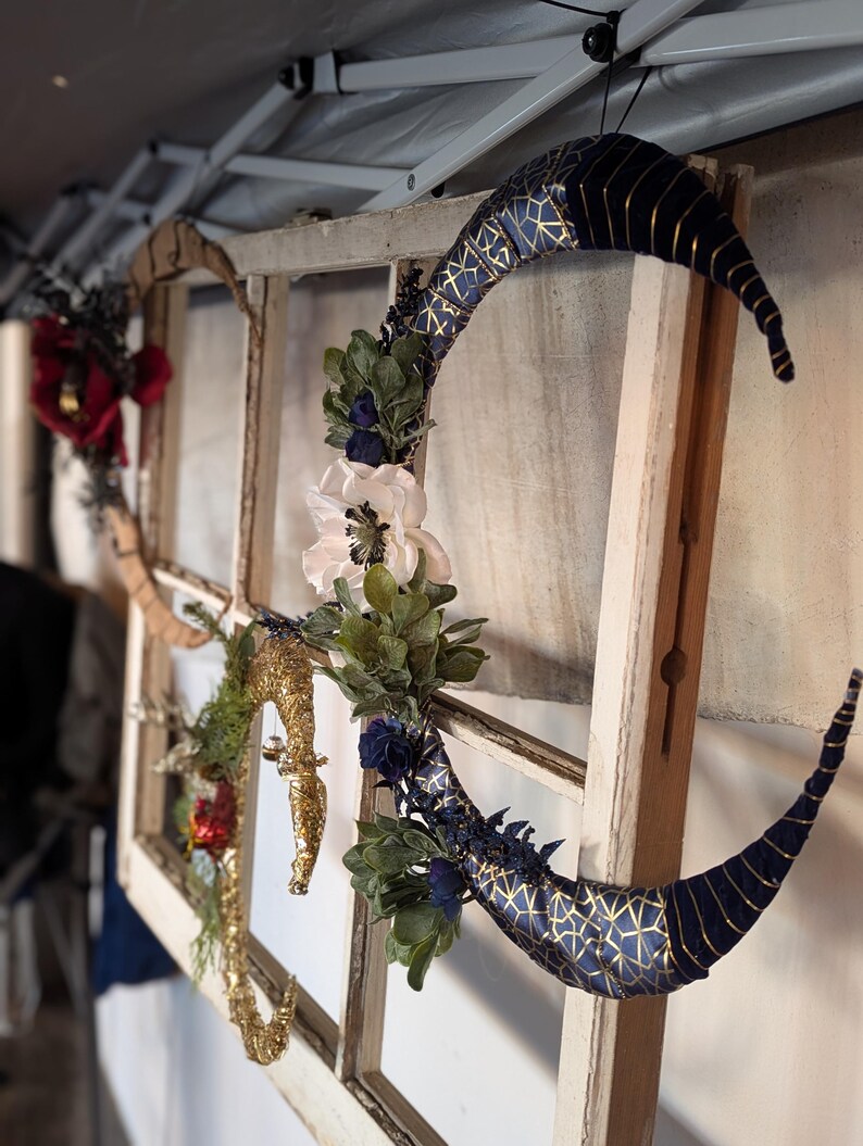 Crescent Moon Wreath - Etsy
