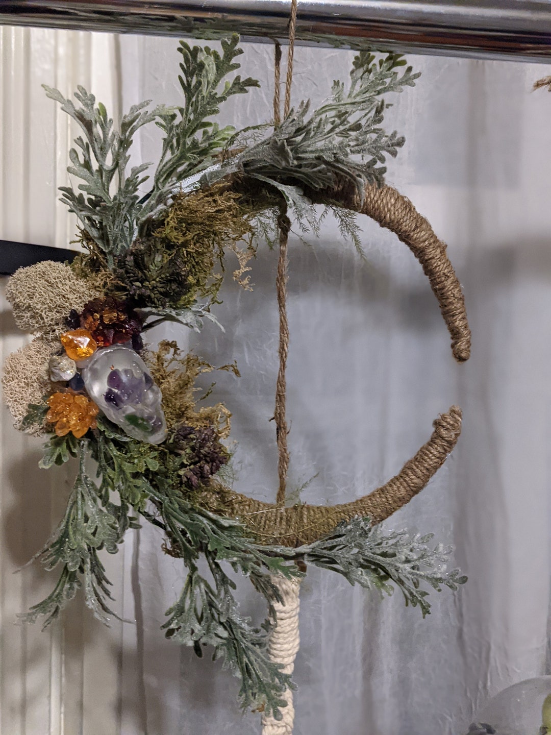 Crescent Moon Wreath - Etsy
