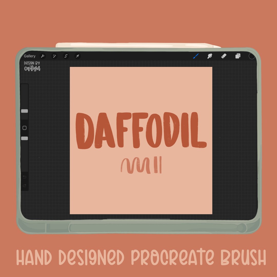Daffodil Procreate Brush - Etsy
