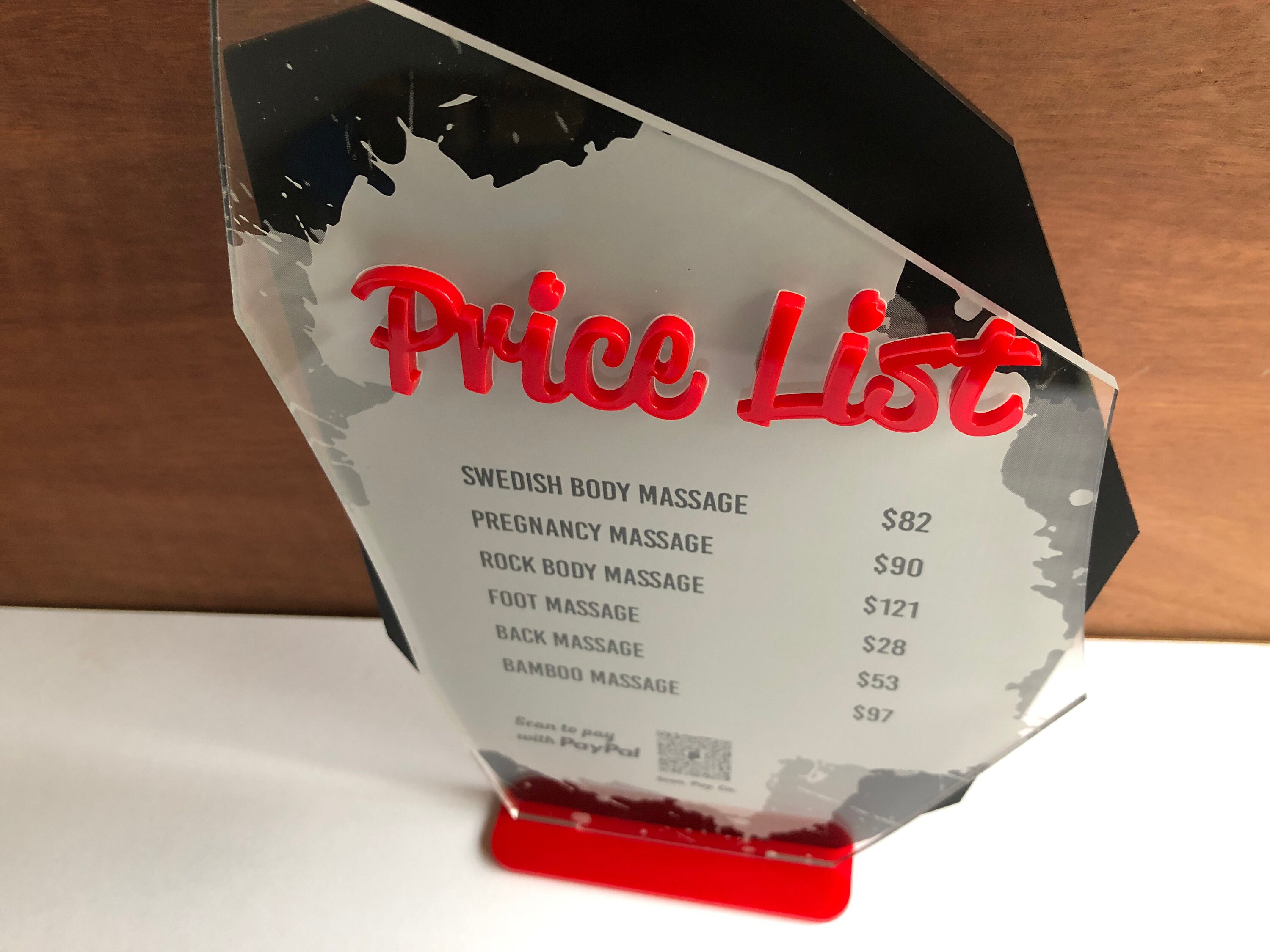 Crystal Shaped Price List SVG Files for Laser Cutting INSTANT DOWNLOAD ...