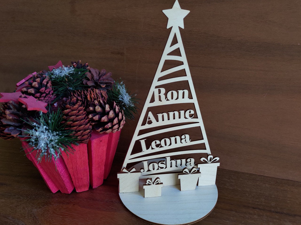 Christmas Tree Names | SVG Files for Laser Cutting | INSTANT DOWNLOAD ...