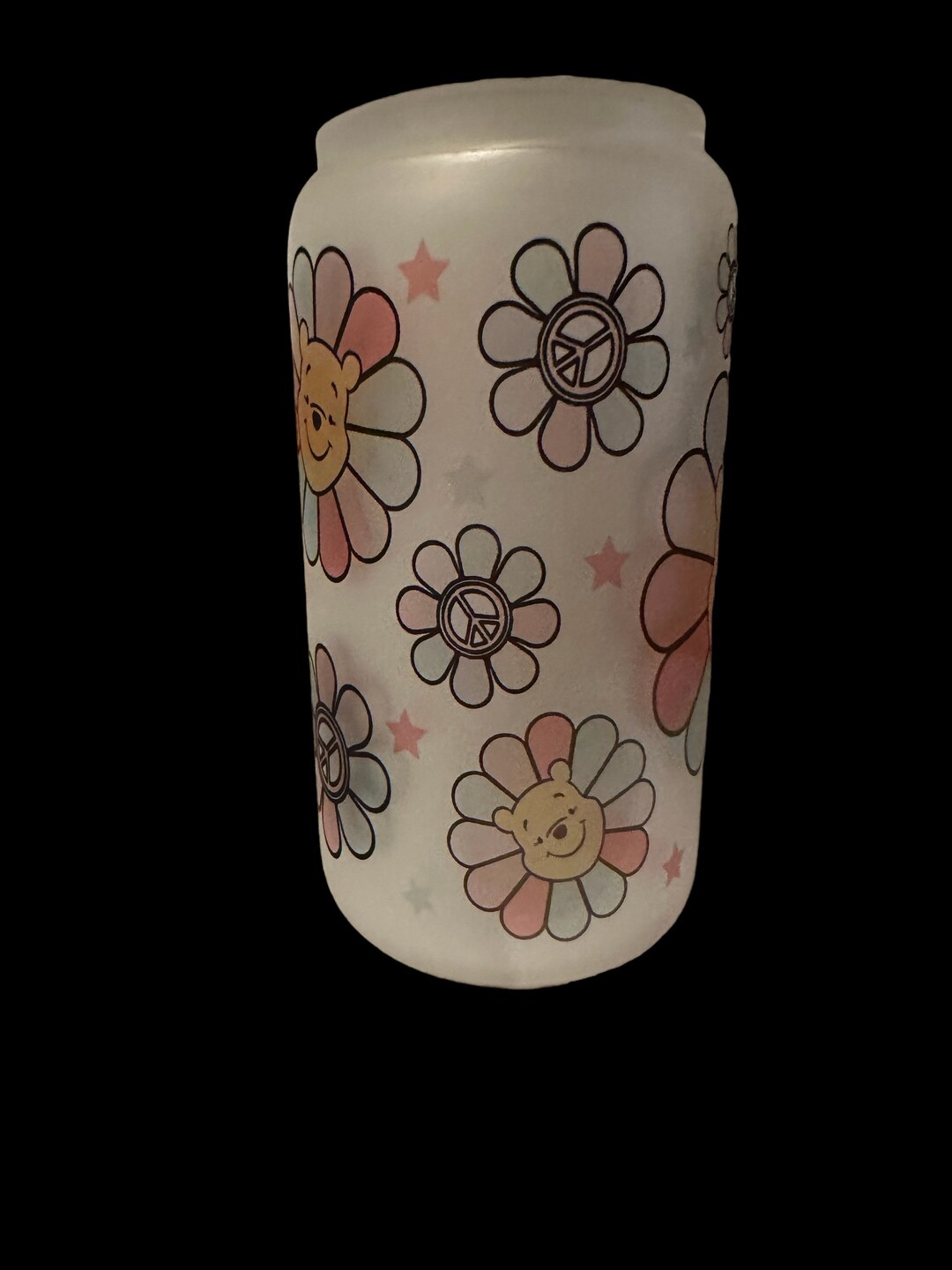 Yellow Bear and Friends 16oz Libby Jar - Etsy