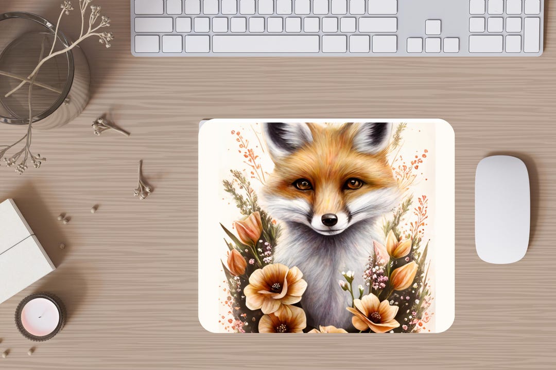 Beautiful Red Fox Mouse Pad - Etsy