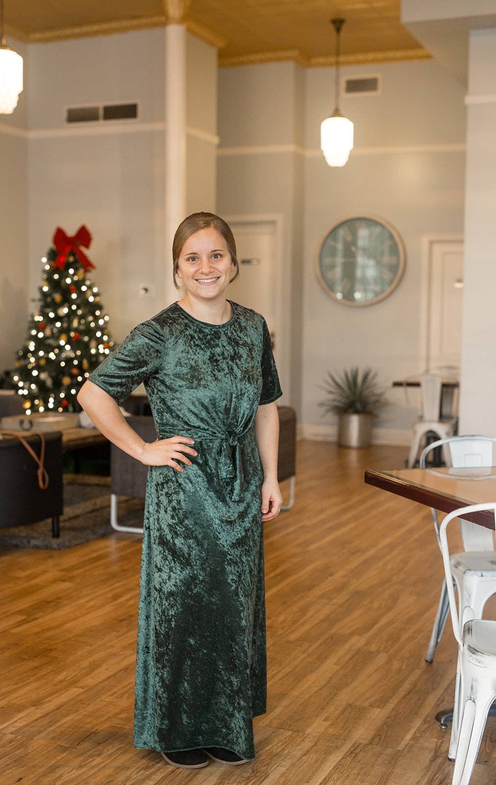 PDF Holly Shift Dress Sewing Pattern Womens Modest Dress Pattern Tie ...