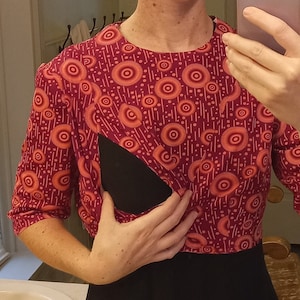 Nursing Dress Pattern Add-on | Women's Modest Dress, Cape Dress | Knit ...