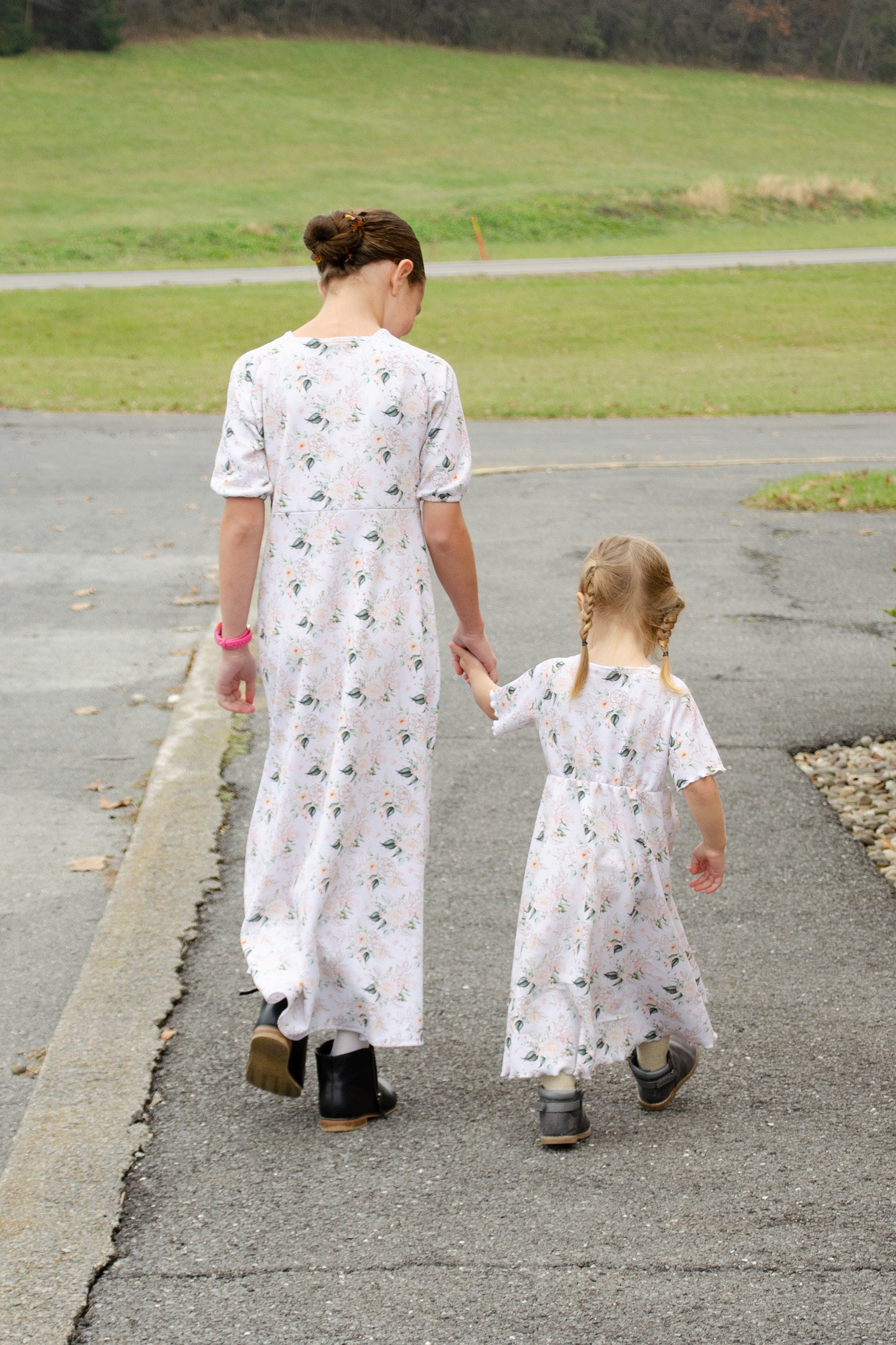 Modest Girls Dress Sewing Pattern PDF Girls Maxi Dress - Etsy