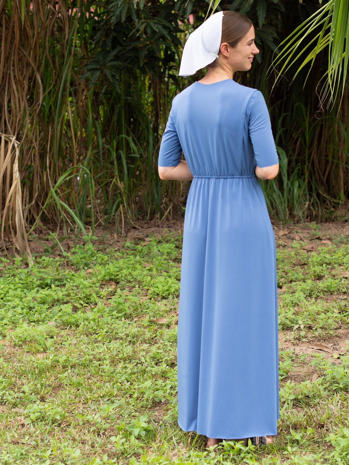 PDF Emma Drawstring Waist Dress Pattern | Bonus Puff Sleeve| Women's ...