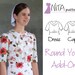 Round Yoke Dress Pattern Add-on | Women's Modest Dress, Cape Dress ...