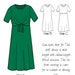 PDF Holly Shift Dress Sewing Pattern| Womens Modest Dress Pattern | Tie ...